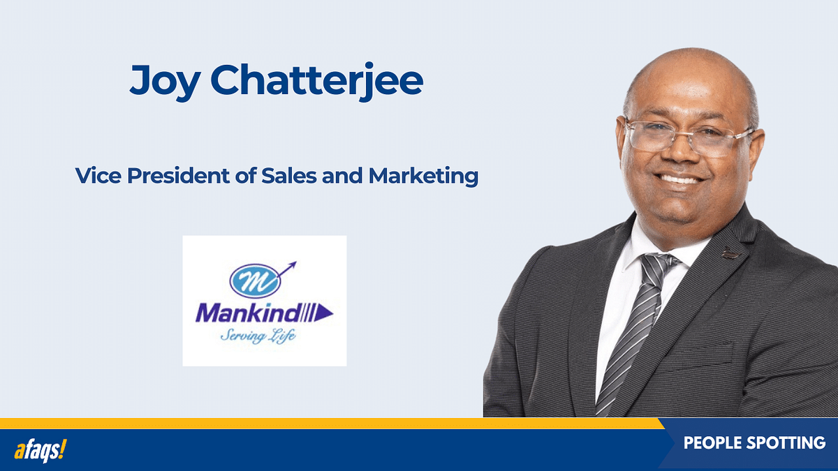 Mankind Pharma elevates Joy Chatterjee as vice president of sales and ...