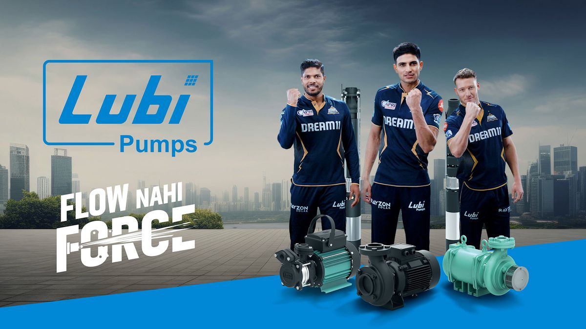 Lubi Pumps unveils new ad 'FLOW NAHI FORCE' ft. Gujarat Titans players