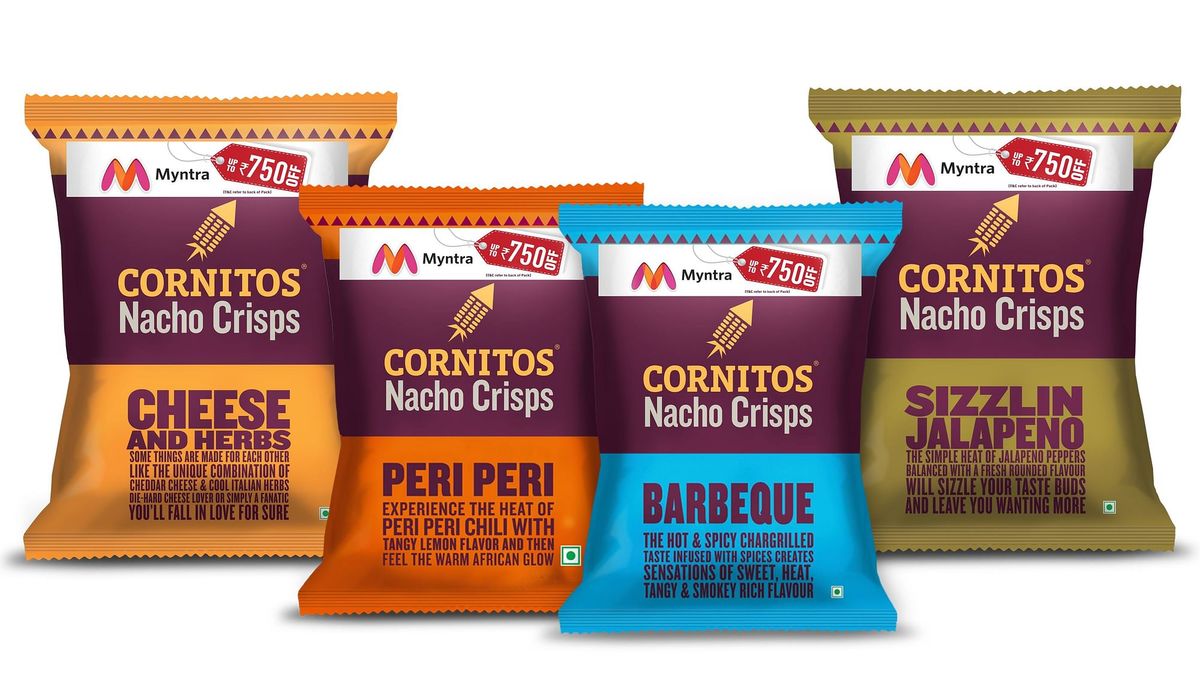 Nachos brand Cornitos partners with Myntra, to offer Rs 750 off for ...