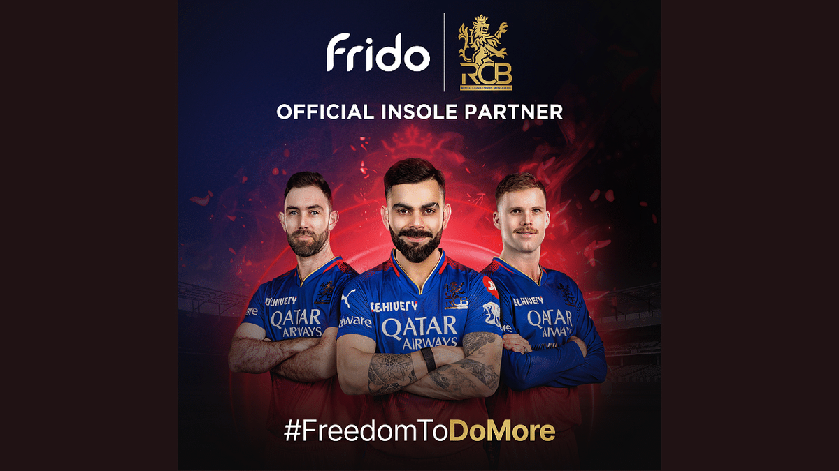 Frido is RCB's official insole partner for IPL 2024