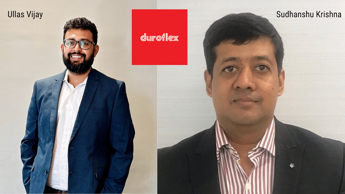 Duroflex appoints Ullas Vijay as CMO and Sudhanshu Krishna as CSO
