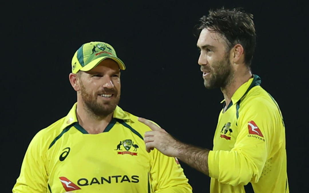 Glenn Maxwell shares an emotioal congratulatory post for Aaron Finch ...