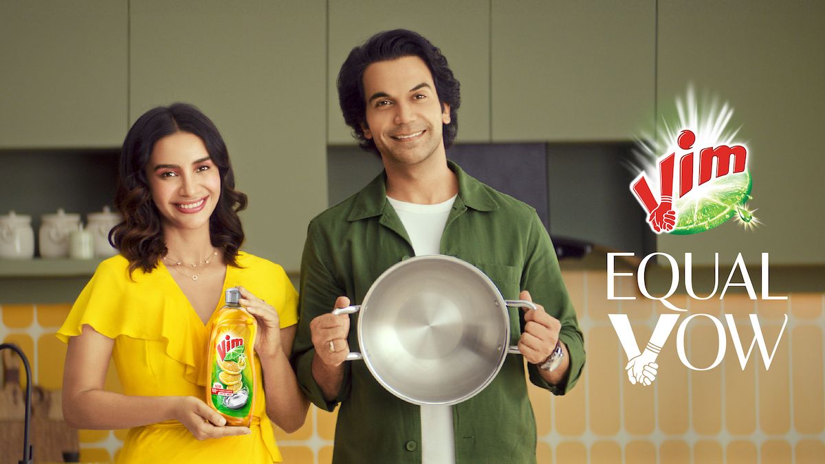 Rajkummar Rao and Patralekha champion household equality in new Vim ad