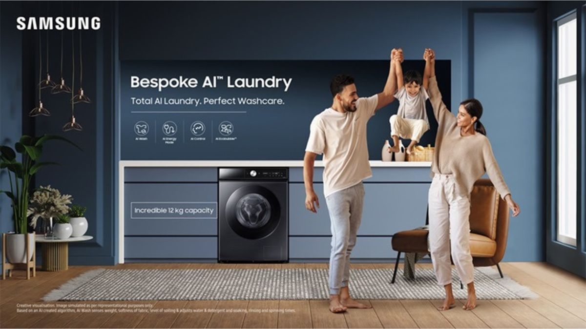 Samsung’s Bespoke AI Laundry washing machine aims for ‘perfect wash’ in ...