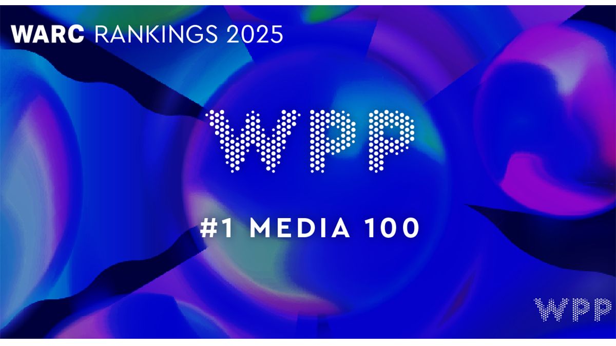 WPP tops WARC’s 2025 Media 100 List