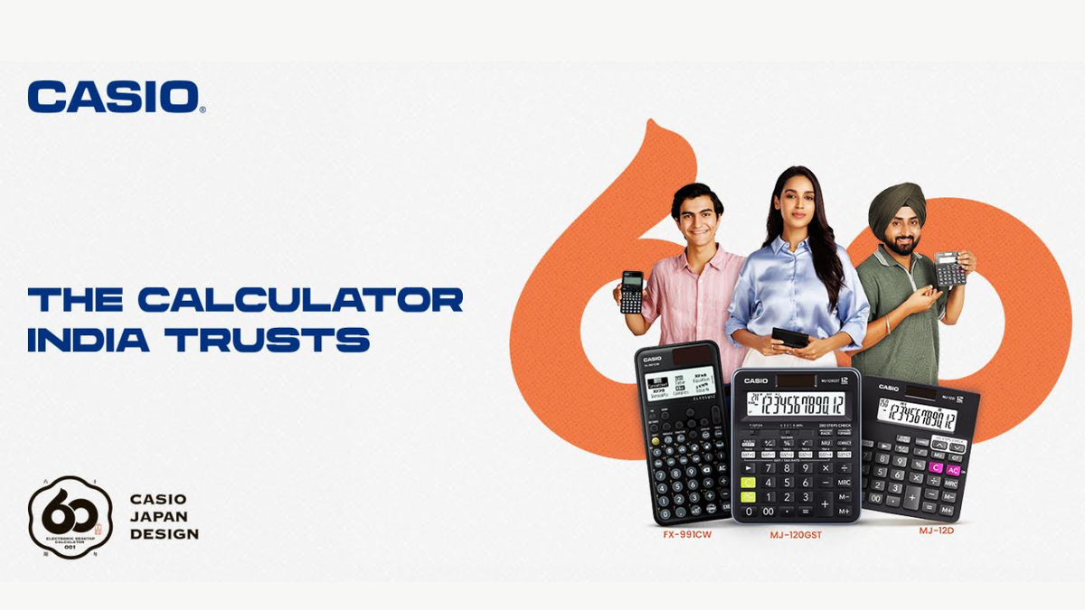 Casio marks 60 years with new calculator campaign in India
