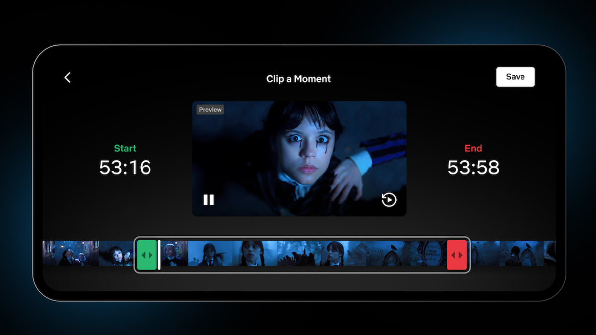Netflix introduces clip creation feature for favourite scenes