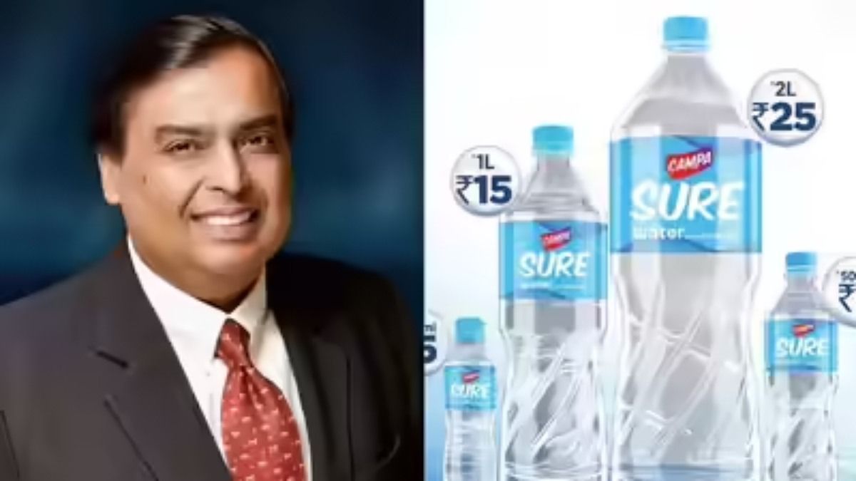 Reliance launches Campa Sure at Rs 15 a litre to take on Bisleri ...