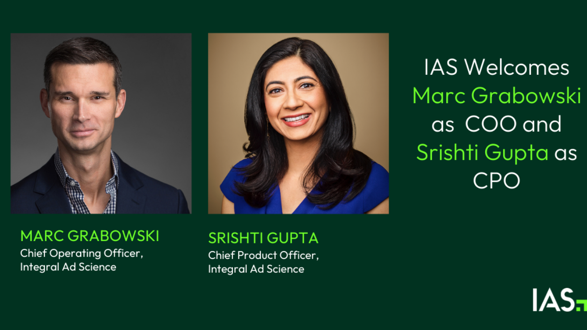IAS onboards Marc Grabowski as COO and Srishti Gupta as CPO