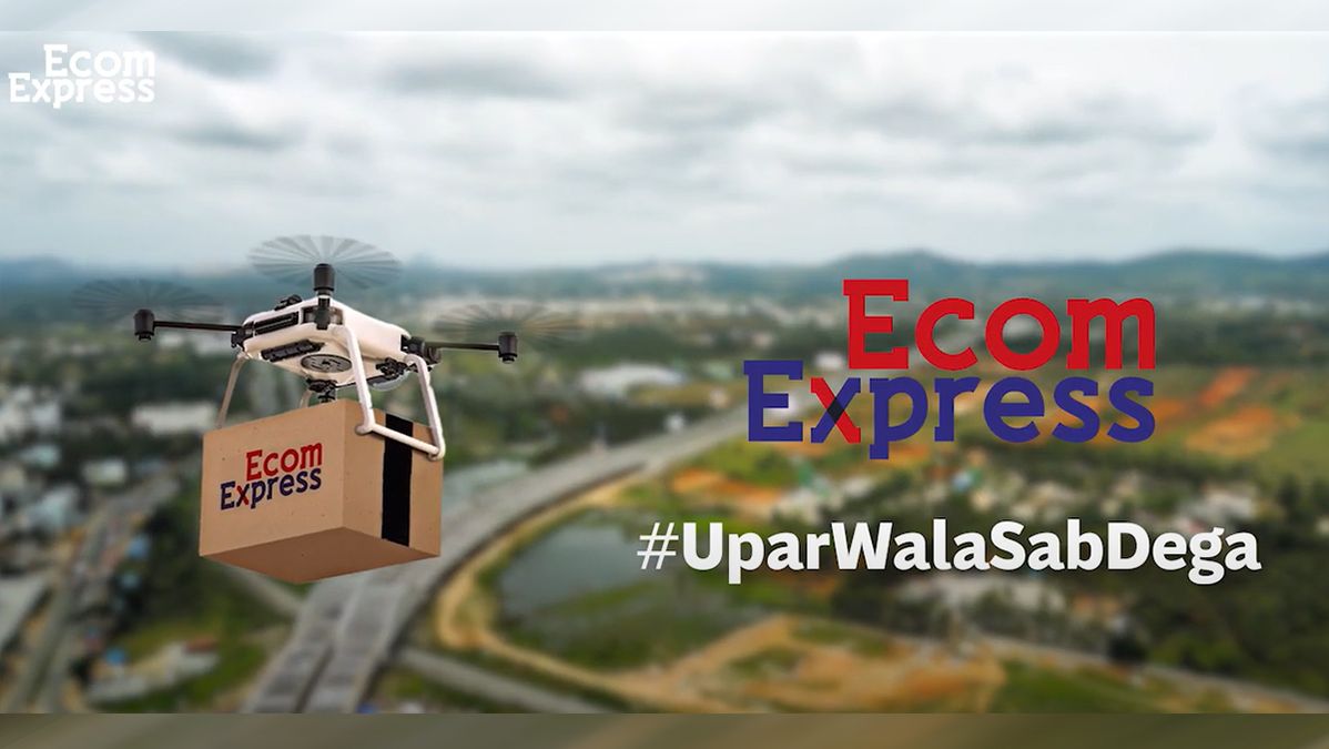 Ecom Express showcases future of parcel deliveries through drones in ...