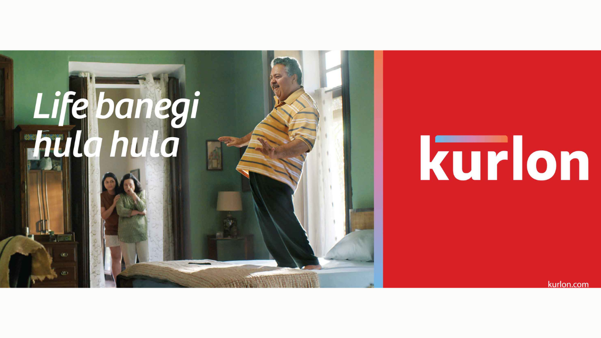 Kurlon unveils fresh identity with new tagline 'Life banegi Hula Hula'