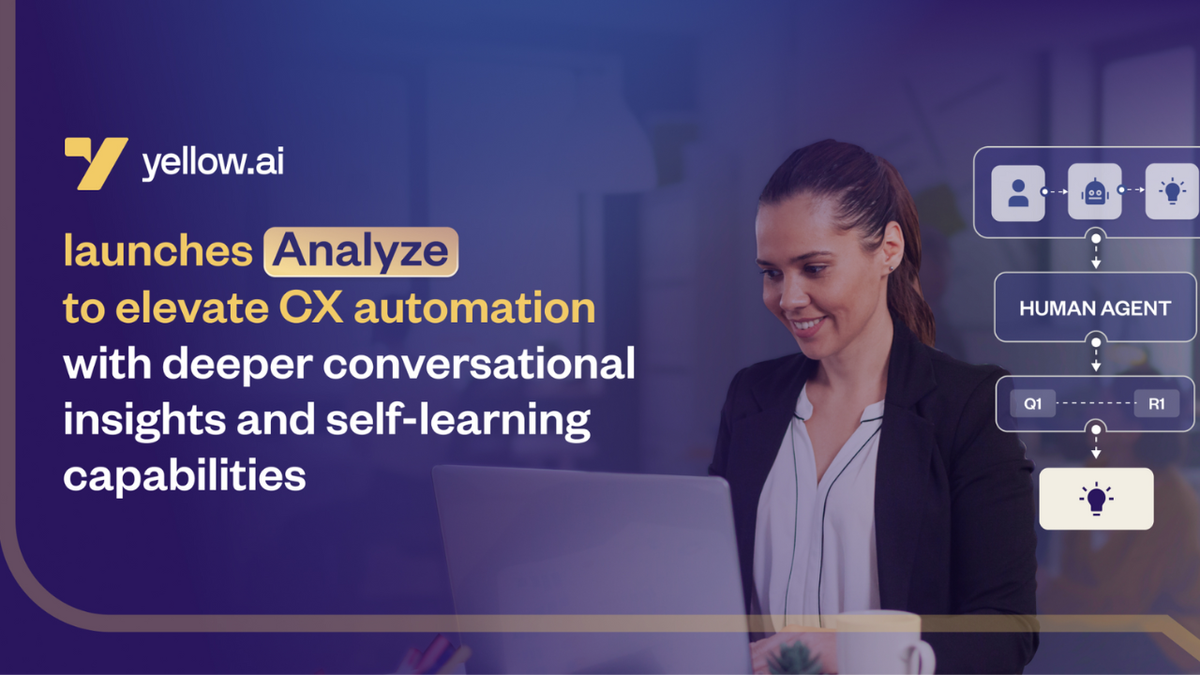 Yellow.ai launches Analyze to improve bot interactions