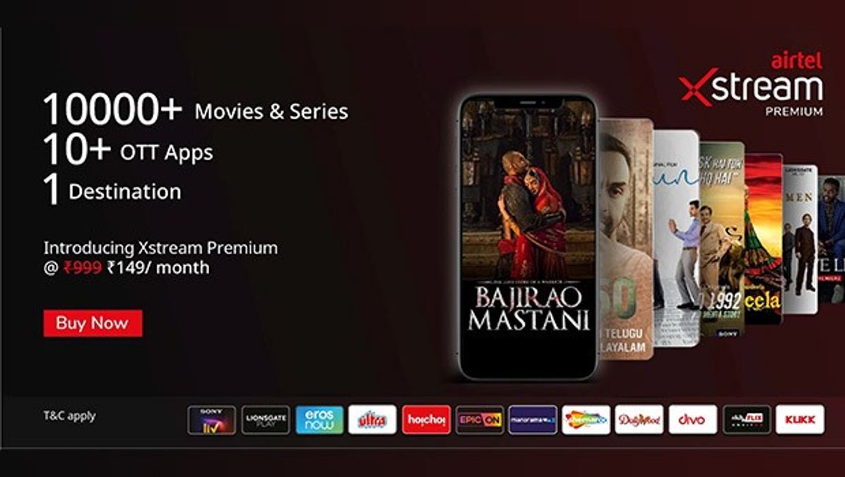 Airtel launches Xstream Premium – a collection of entertainment content ...