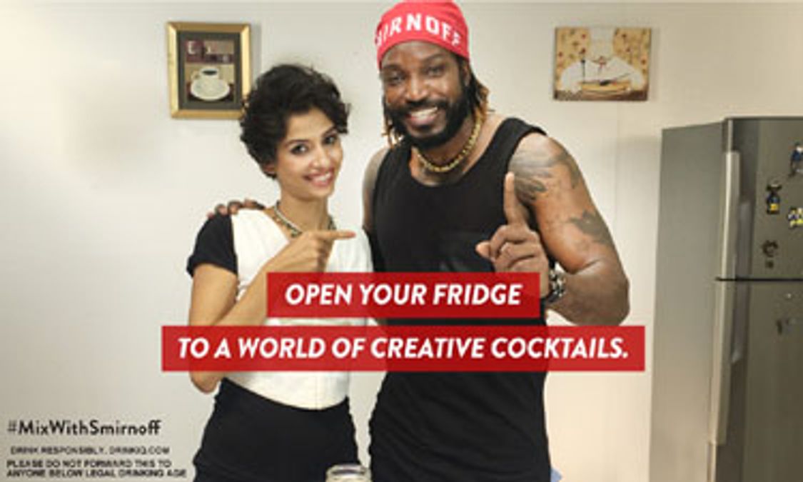 Chris Gayle, Ami Shroff show how easy it is to make customised drinks ...