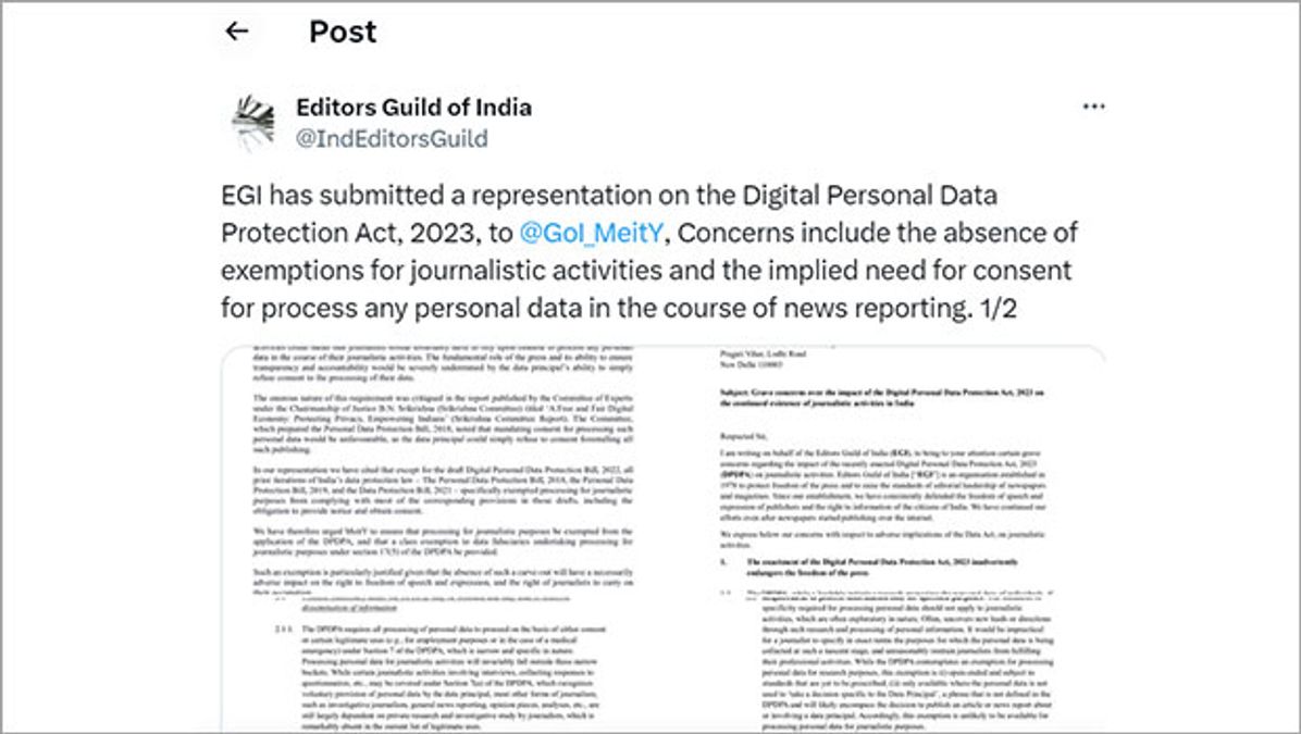 EGI expresses 'grave concerns' over Digital Personal Data Protection ...