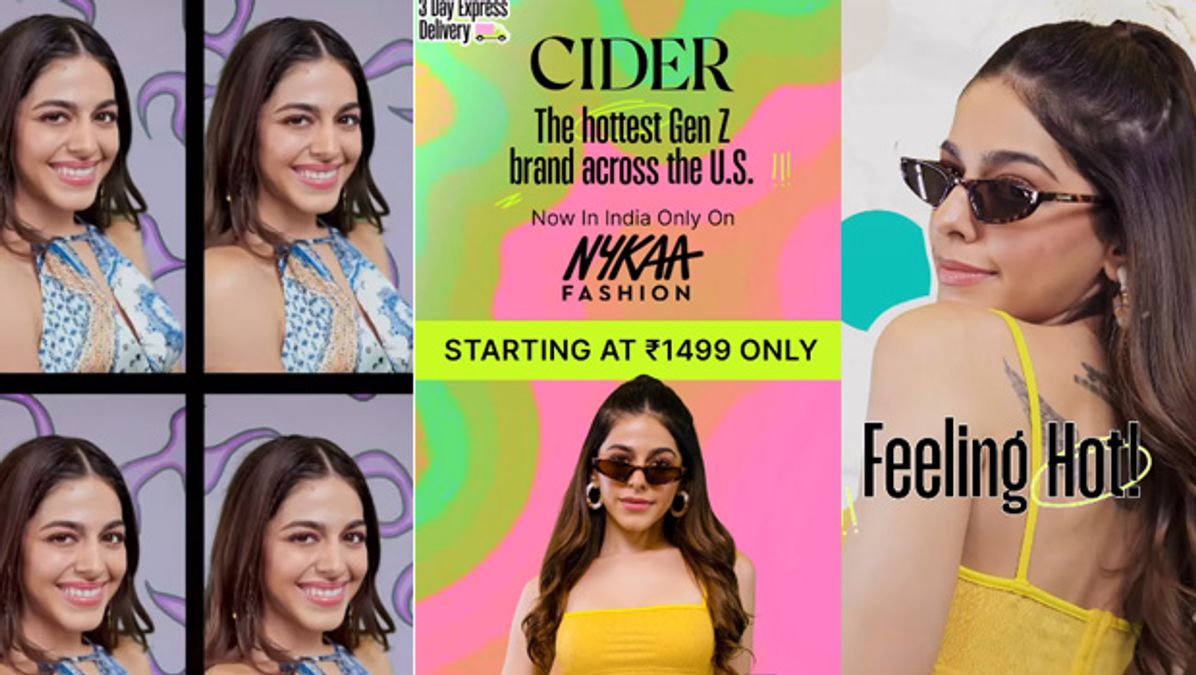 Nykaa Fashion's campaign featuring Alaya F announces onboarding of fashion brand Cider on the ...