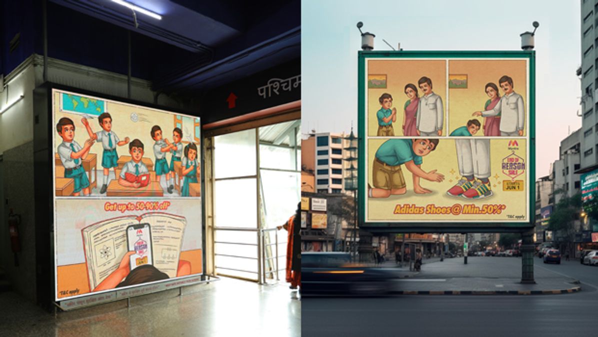 Talented merges 'Adarsh Balak and Fashion' for Myntra's EORS billboard ...