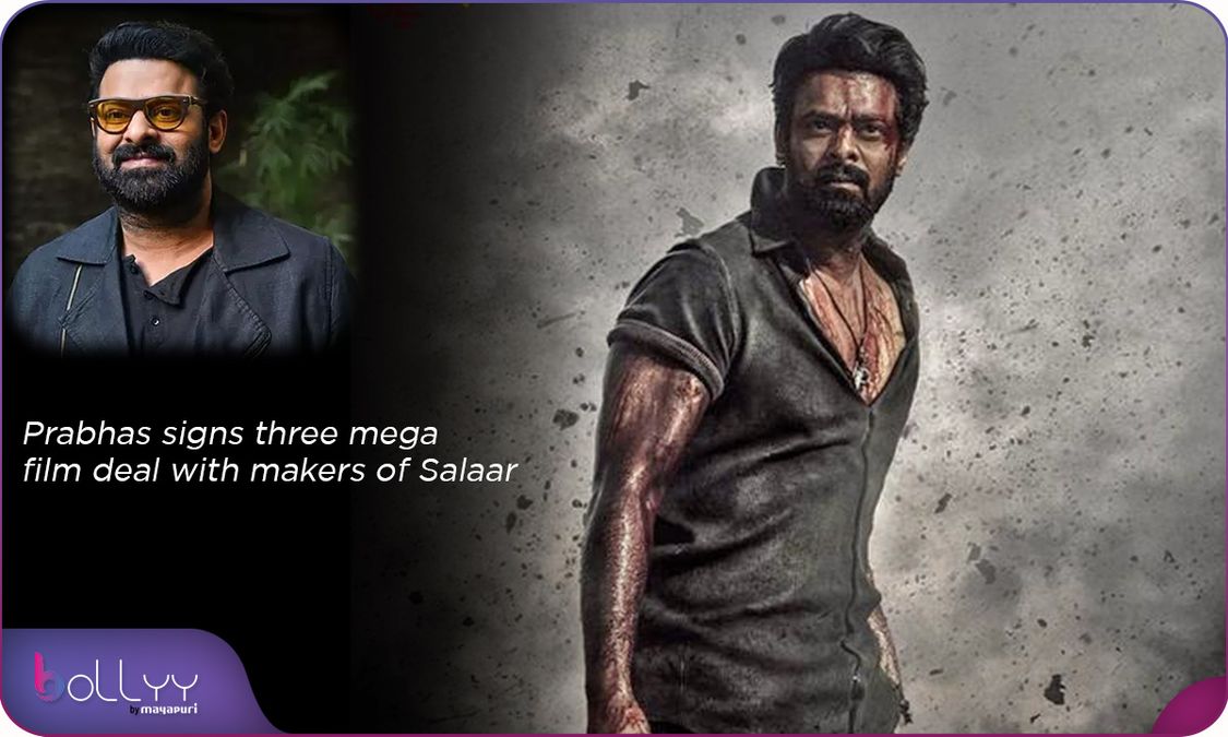 Prabhas signs three mega film deal with makers of Salaar