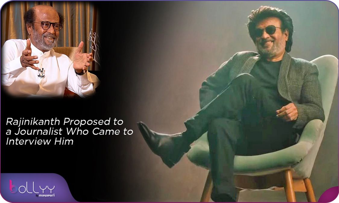 Rajinikanth Proposed to a Journalist Who Came to Interview Him