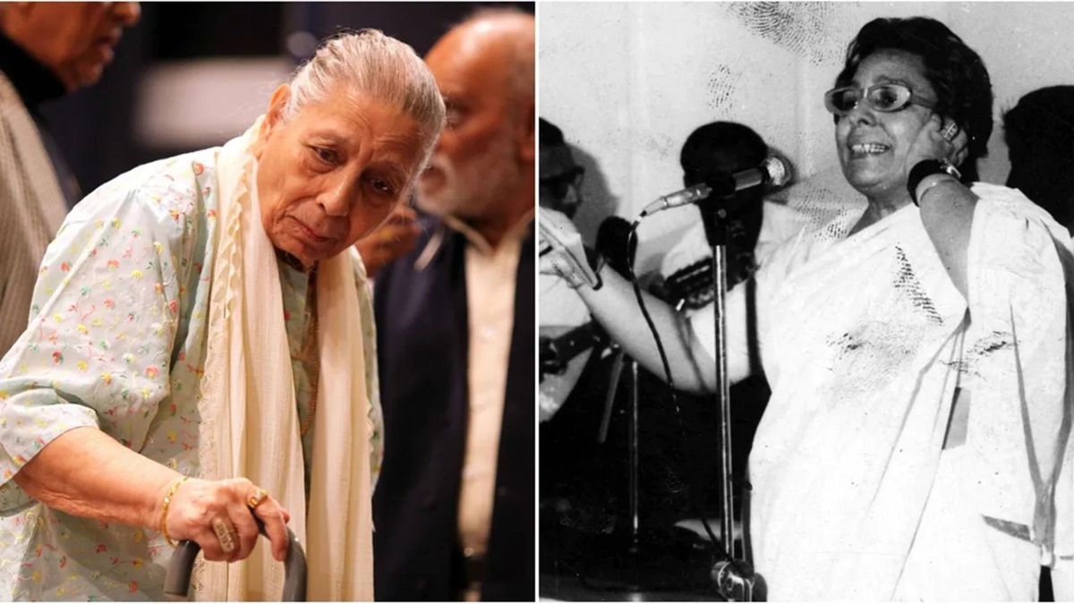 Death Anniversary of Shamshad Begum who has a voice like Bulbul