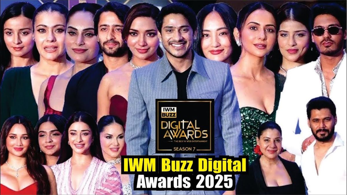 IWM Buzz Digital Awards 2025: Kajol, Rakul, Sunny & Nushrratt Dazzle on Red Carpet