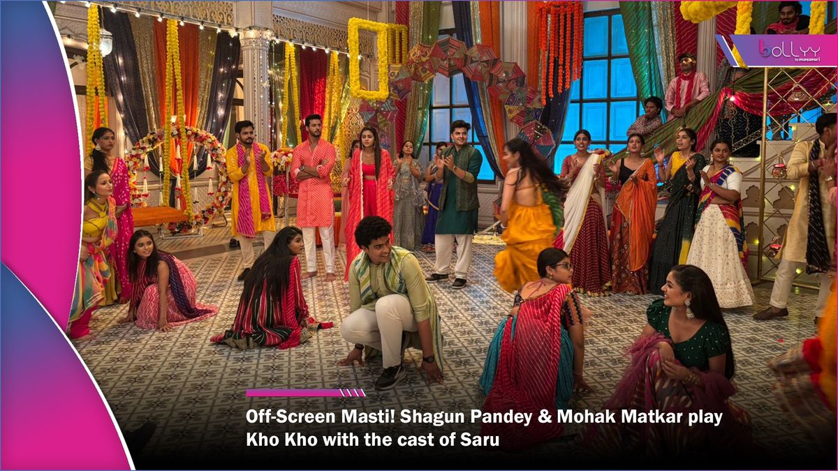 Off-Screen Masti! Shagun Pandey & Mohak Matkar play Kho Kho with the cast of Saru