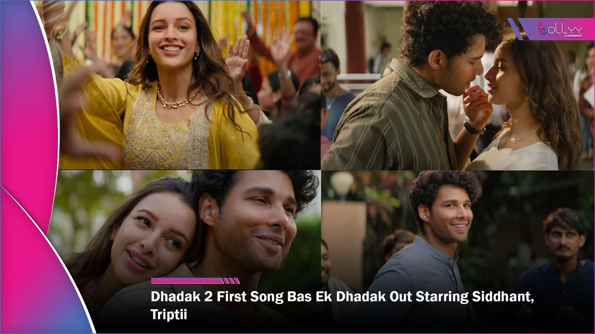 Dhadak 2 First Song Bas Ek Dhadak Out Starring Siddhant, Triptii