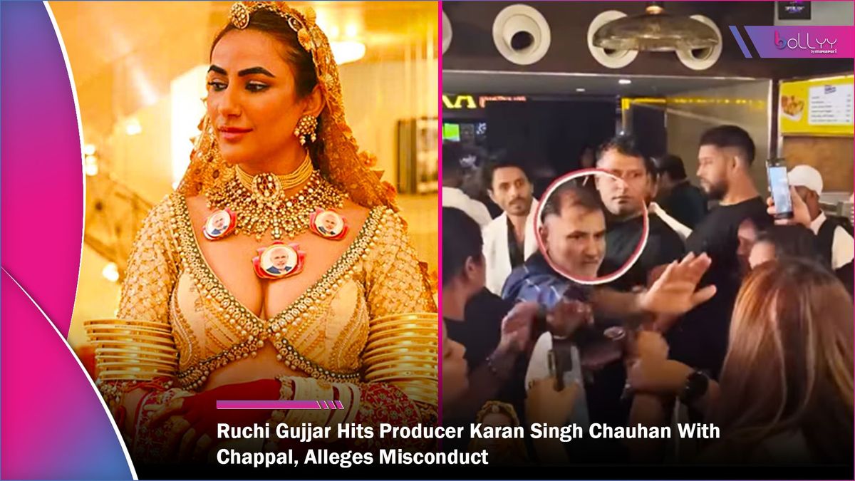 Ruchi Gujjar Hits Producer Karan Singh Chauhan With Chappal, Alleges Misconduct
