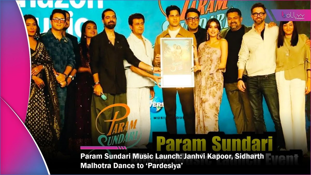 Param Sundari Music Launch: Janhvi Kapoor, Sidharth Malhotra Dance to ...