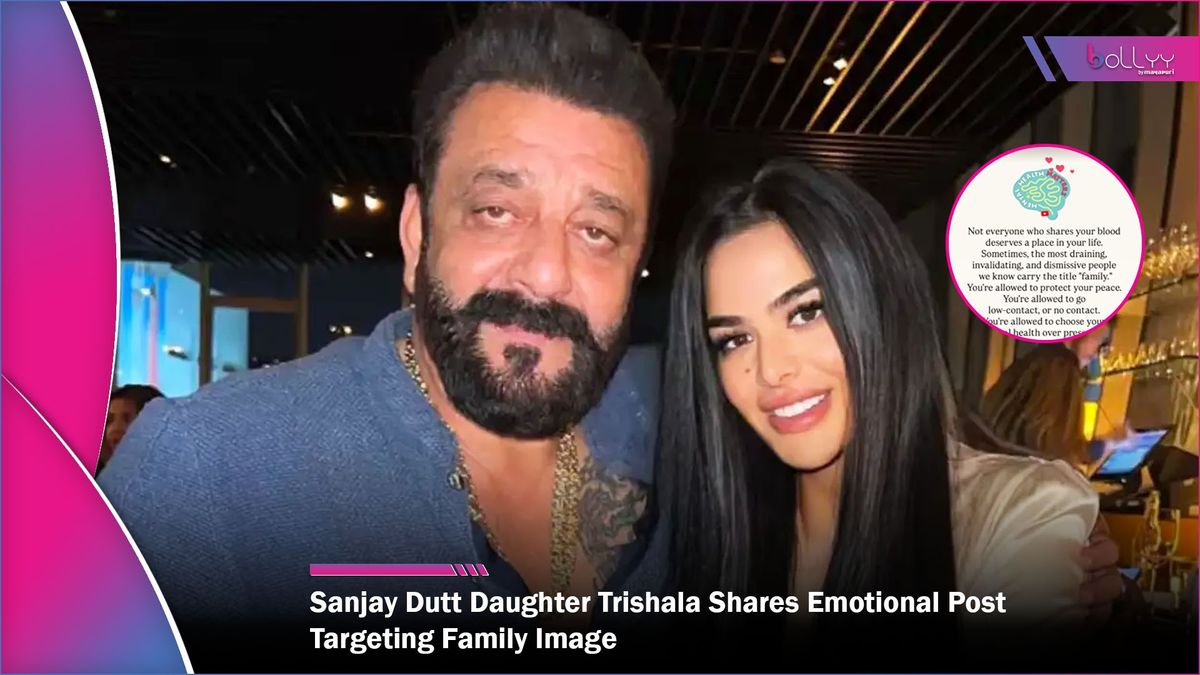 Sanjay Dutt Daughter Trishala Shares Emotional Post Targeting Family Image