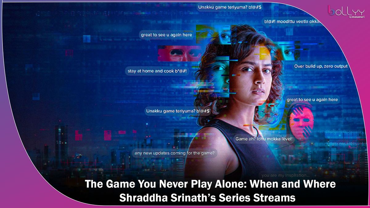 The Game You Never Play Alone: When and Where Shraddha Srinath’s Series Streams
