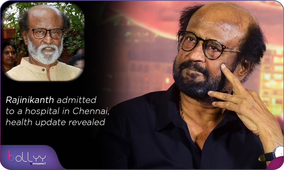Rajinikanth admitted to a hospital in Chennai, health update revealed