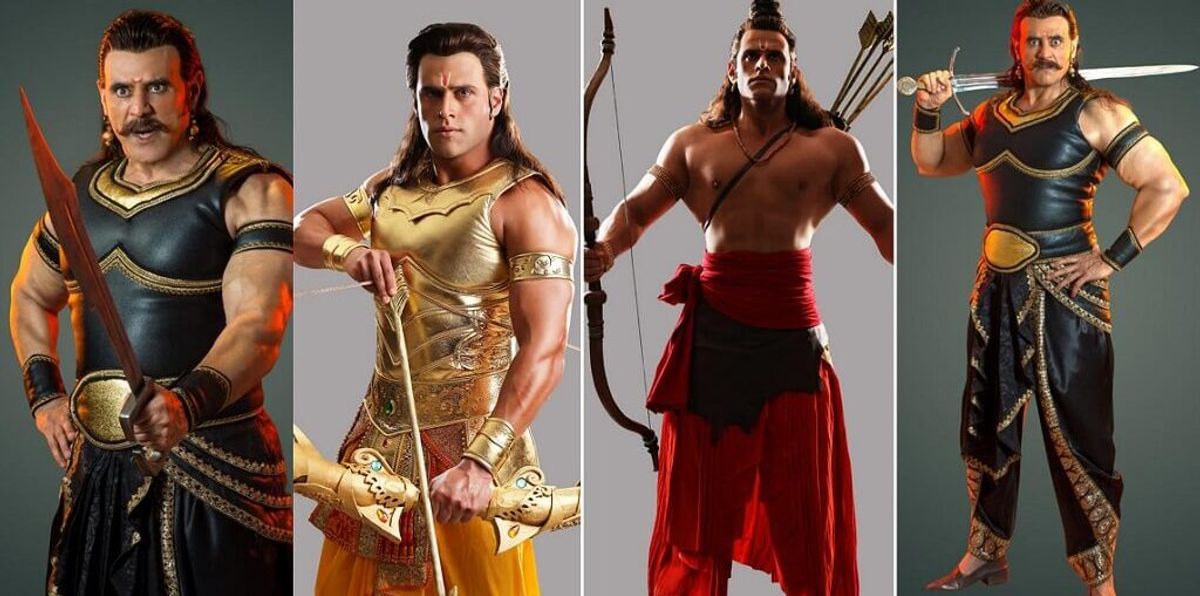 Actor Puneet Issar & Siddhant Issar as Ram & Raavan is all set for ...