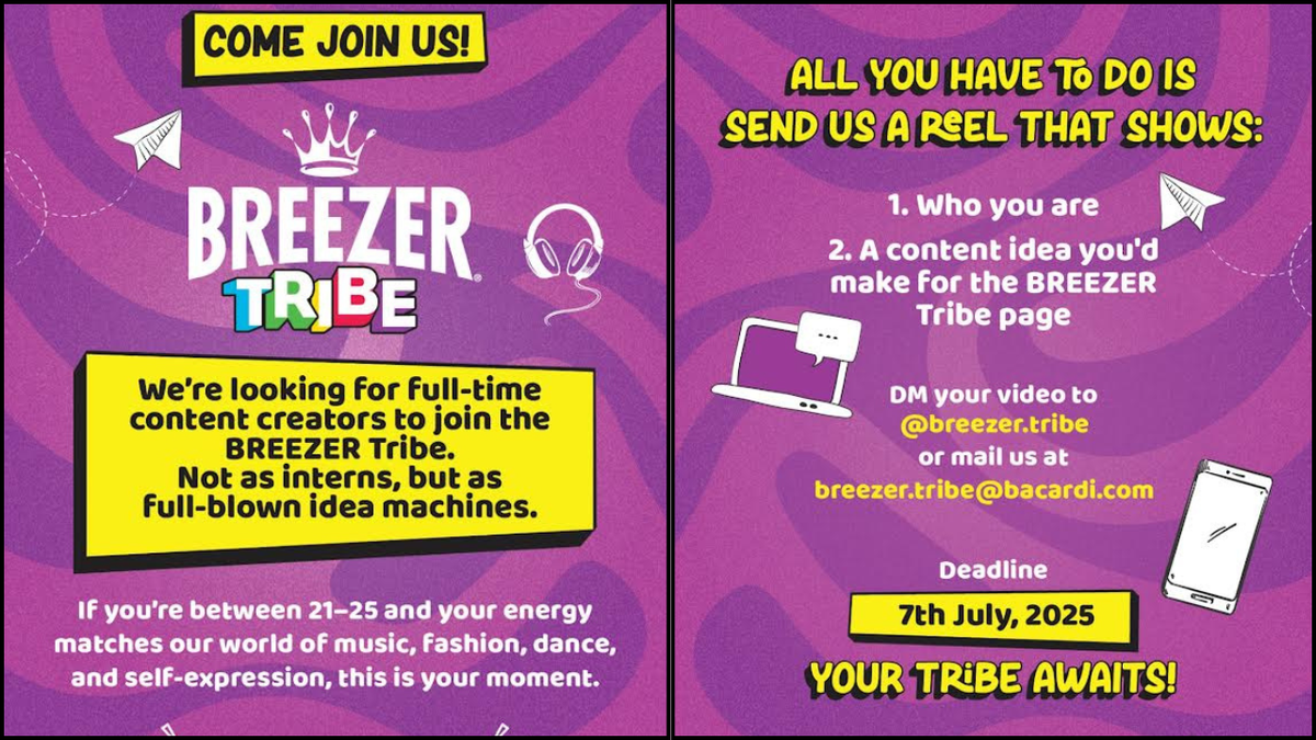 BREEZER launches full-time content creator programme for Gen Z