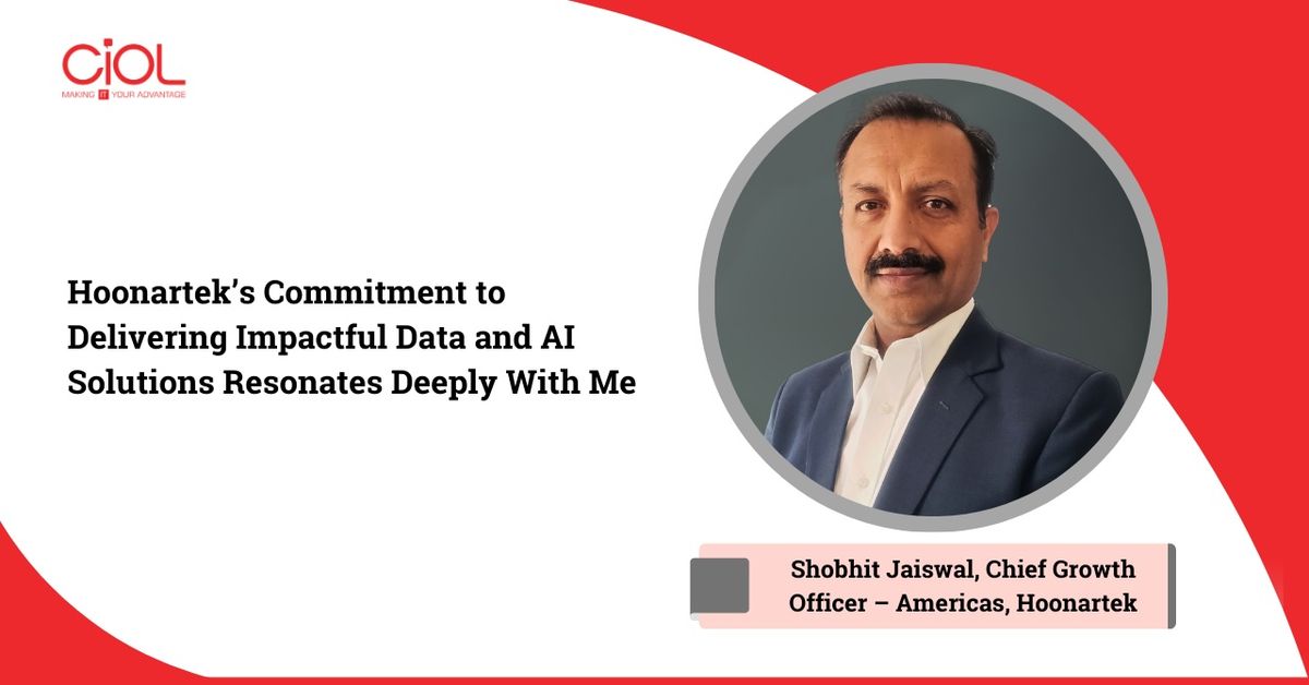 Hoonartek Appoints Shobhit Jaiswal as Chief Growth Officer – Americas