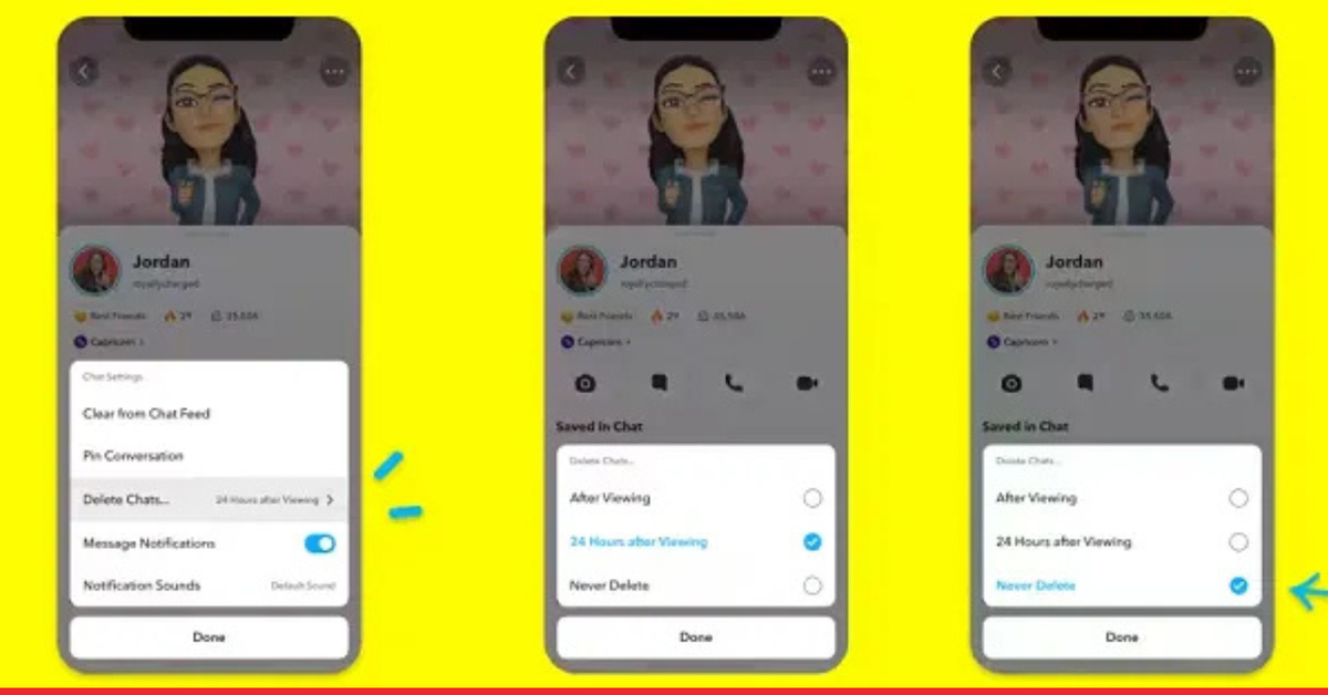Snapchat adds Infinite Retention and Group Streaks to messaging groups