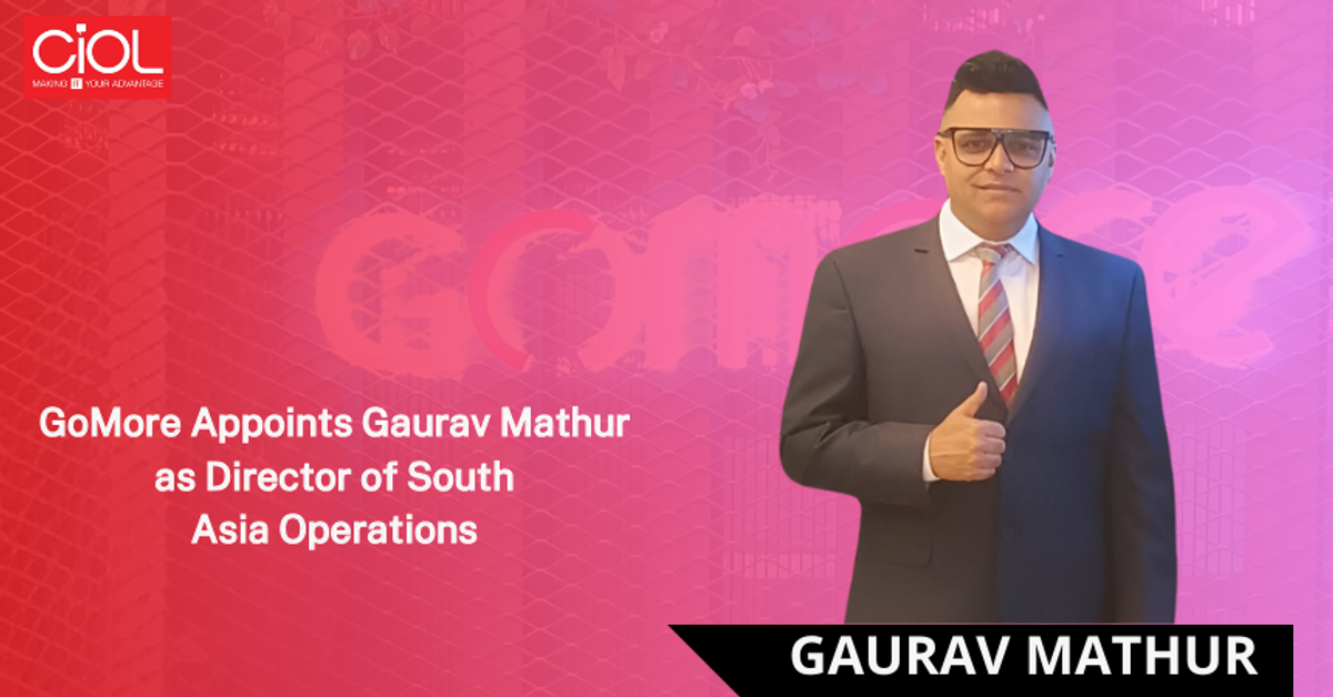 GoMore Appoints Gaurav Mathur as Director of South Asia Operations
