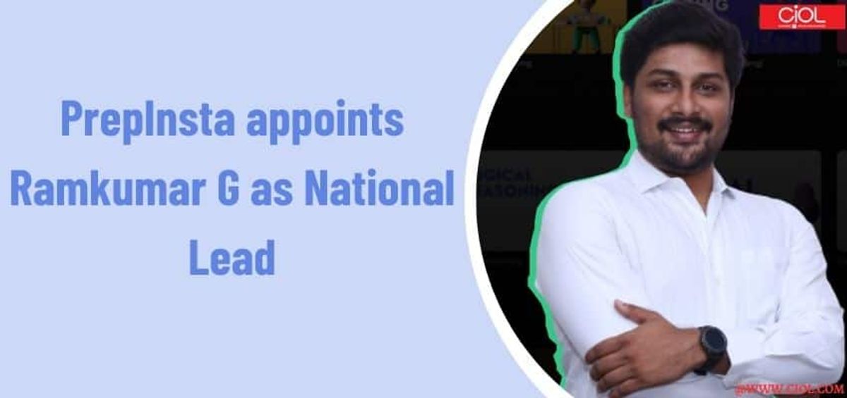 PrepInsta appoints Ramkumar G as National Lead