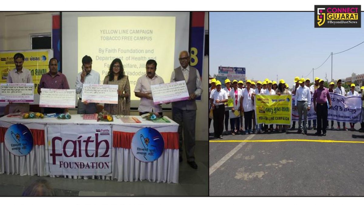 Yellow line campaign launched in Vadodara