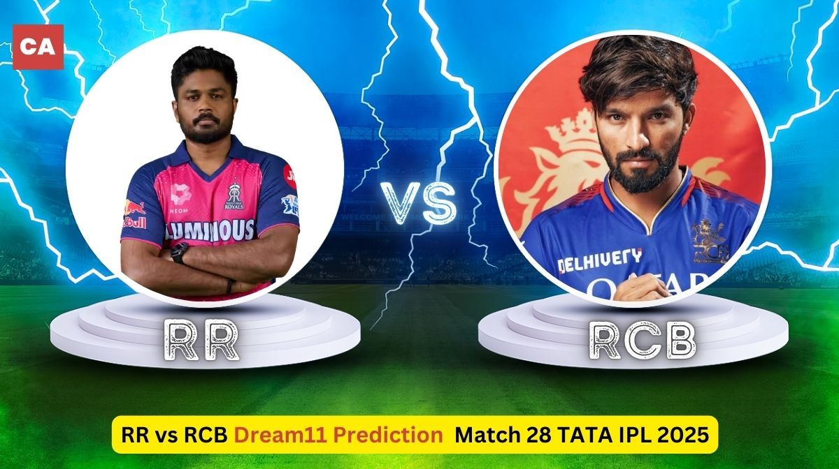 RR vs RCB Dream11 Prediction मैच 28, प्लेइंग इलेवन, पिच रिपोर्ट, Dream11 Team- TATA IPL, 2025
