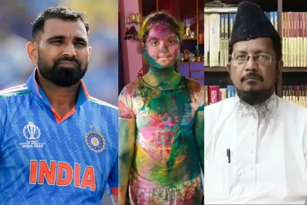 Sharia Debate Hots Up Yet Again! Mohammed Shami’s Daughter Plays Holi ...