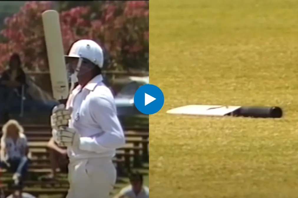 Cricket Viral Video: Batting with an aluminum bat ? The historic ...