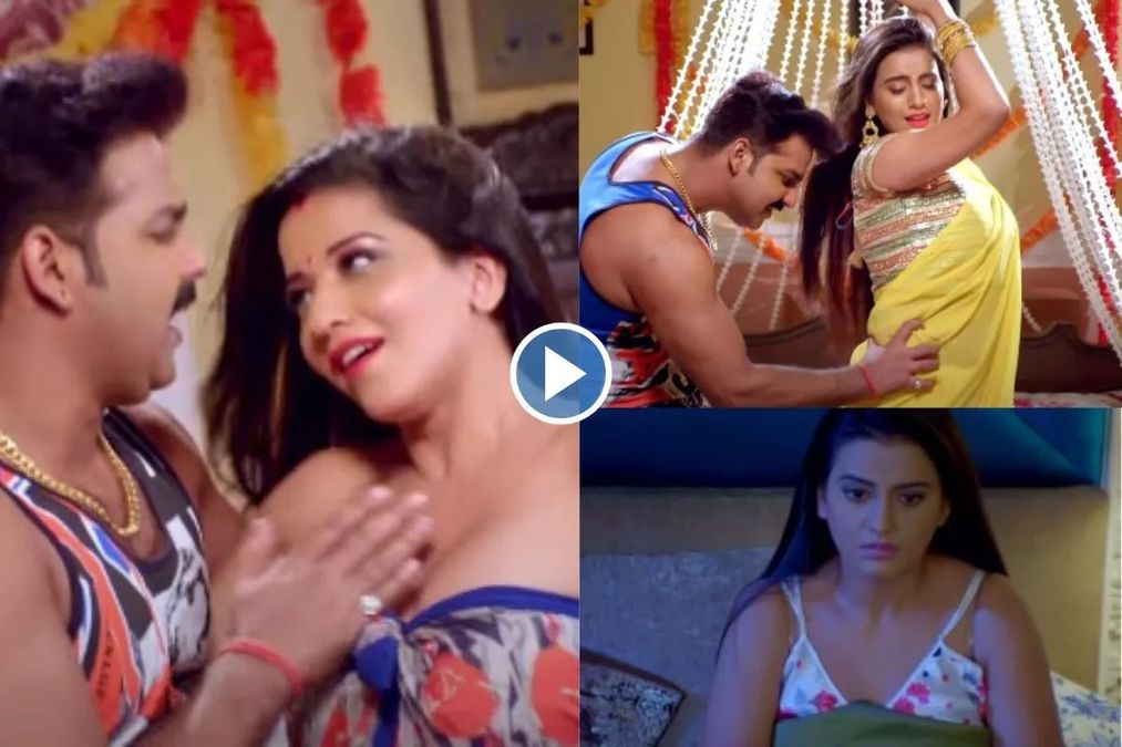 Pawan Singh and Monalisa's 'Palang Tod' 'Suhaag Raat' romance on 'Diya Gul Kara Rani' irks ...