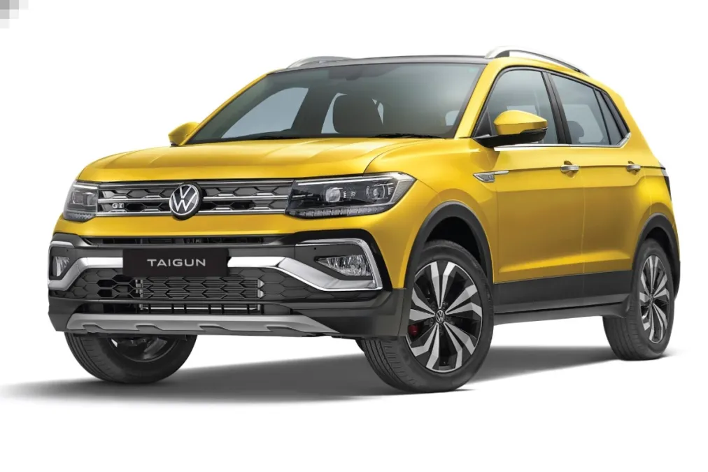 2024 Volkswagen Taigun Facelift spie during undisguised testing, all ...