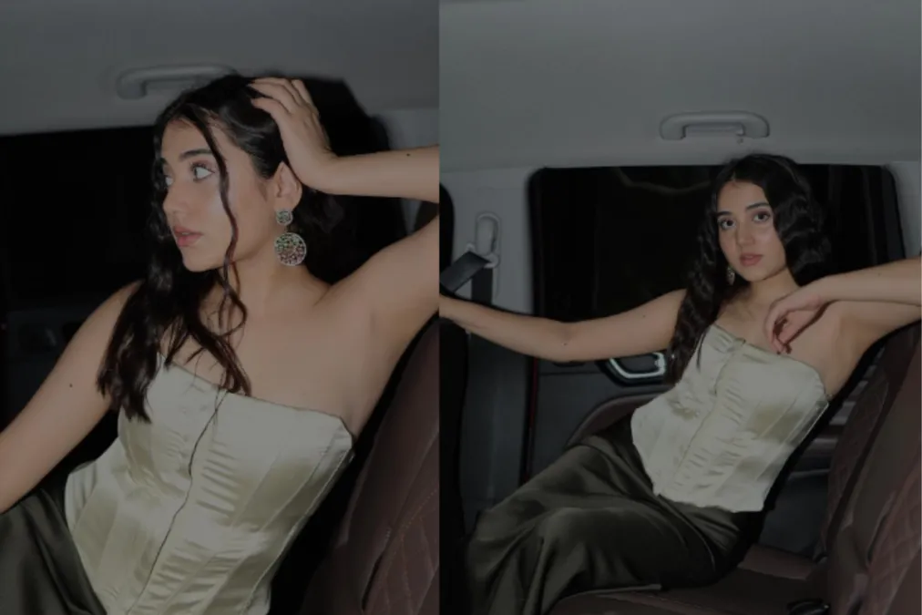 Urfi Javed Sister: Asfi Javed sets hearts racing with sensual corset coord outfit, netizens say ...