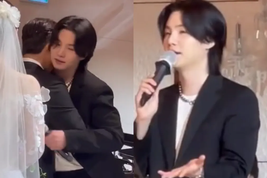 BTS' SUGA gives a heartwarming speech on his elder brother's wedding ...