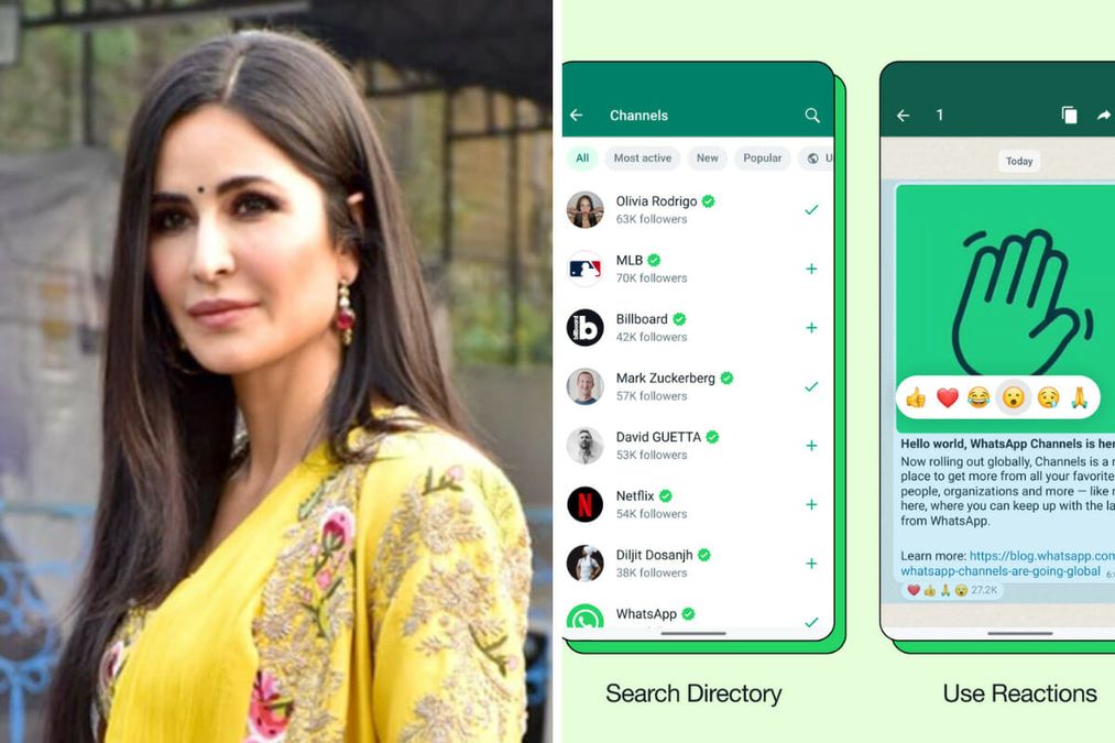 WhatsApp Channels launched, Katrina Kaif signs up, what you must know ...