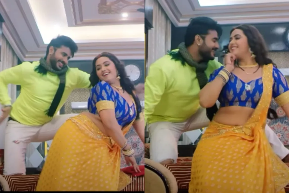 Bhojpuri Dance Video: Kajal Raghwani's 'Bebak' Romance With Pradeep Pandey on 'Chumma Le Leke ...