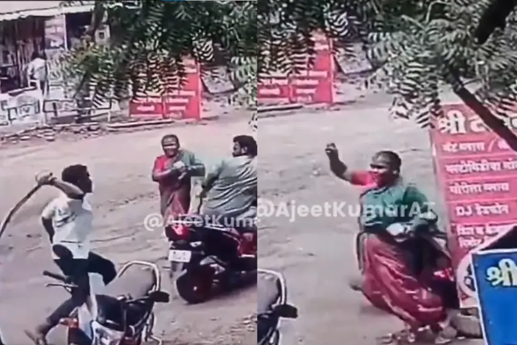 Viral Video: No One Like Maa! Goons Attack Son With Sword, Mother With ...