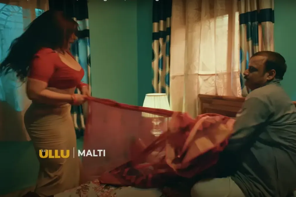 Malti Web Series on ULLU: Bharti Jha's Scorching Role as Maid Drives Father-Son Duo Wild, Watch